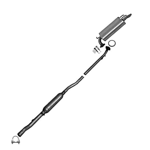 商品名: 1999-2001 Lexus ES300 3.0L キャットバックマフラー 共振器パイプ 排気システムキット Northeastern Exhaust - Resonator Muffler Exhaust System Kit...