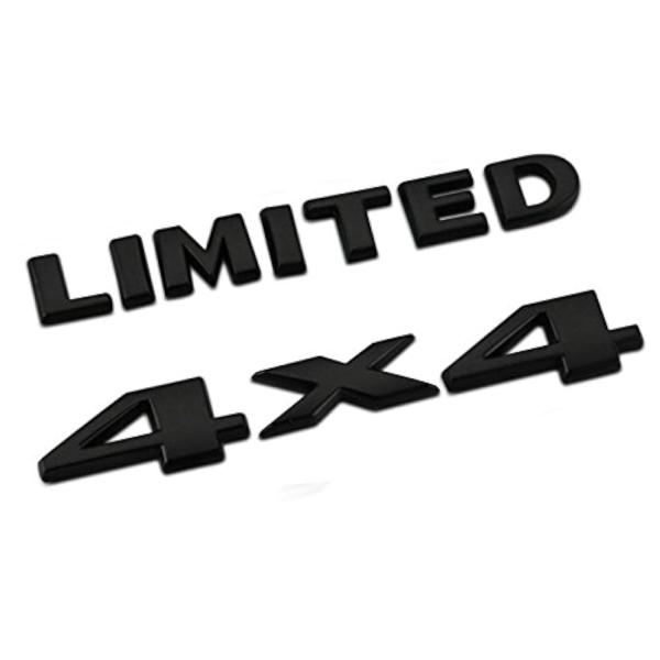 商品名:  2pcs(1set) Auto Tuning 4 X 4 Logo 3D Decal Emblem Logo Sticker Liberty Nameplate Badge +Limited Trunk Hood Door Co...