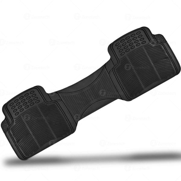 商品名: 車両用フロアマット - ユニバーサルフィット 耐候性ゴム素材 ブラック ZONETECH Rubber Car Interior Floor Mat Premium Quality All Weather Protection-P...