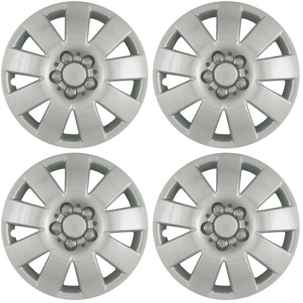 商品名:  15 inch Hubcaps Best for 2003-2004 Toyota Corolla - (Set of 4) Wheel Covers 15in Hub Caps Silver Rim Cover - Car A...