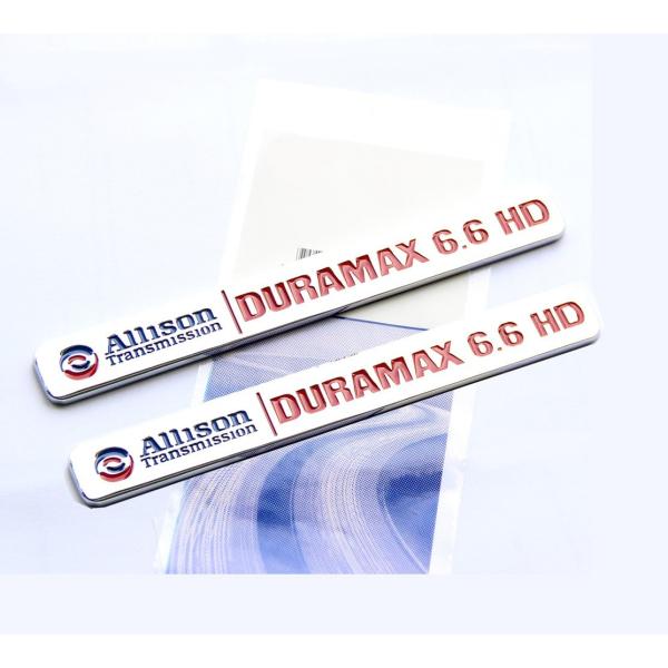 商品名:  Yoaoo 2Pack OEM Allison Transmission 6.6Hd 6.6 Hd Vortec Badge Emblems Compatible with 2500Hd 3500Hd Silverado Sie...