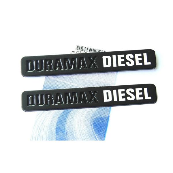 商品名:  Yoaoo 2Pack OEM Black Duramax Allison Truck Emblem Badges Compatible with Silverado 2500 3500 Hd Sierra Matte Blac...