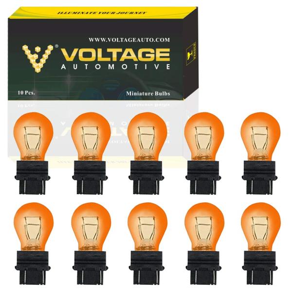 商品名: Voltage Automotive 3157A 3157NA 3157 Luz de freno automotriz 〓mbar de repuesto est〓ndar Voltage Automotive (10 Pack...