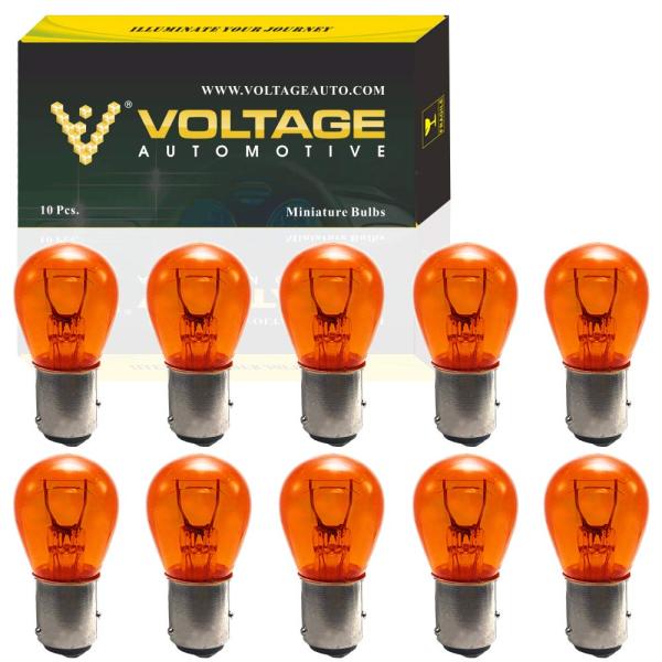 商品名: 1157A 1157NA 1157 バルブ アンバー 白熱灯 BAY15D 電球 ブレーキライト/ウィンカー用, 10個入 Voltage Automotive (10 Pack) 1157A 1157NA 1157 Amber ...