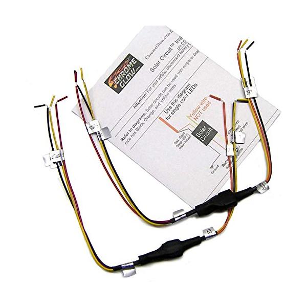 商品名:  Solar Circuits〓 LED Turn Signal Wiring Circuits - Converts 2-Wire LED to 3 for Running Light AND Turn Signals (pai...