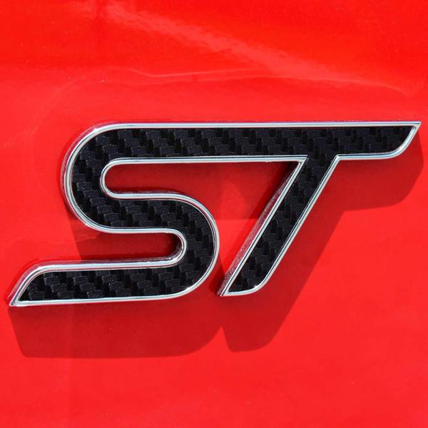 商品名: フォードフォーカスStカーボンファイバーエンブレム挿入Decals 2013-2017 Focus ST ONLY ブラック 100-2001 BocaDecals Carbon Fiber Emblem Insert Decal...