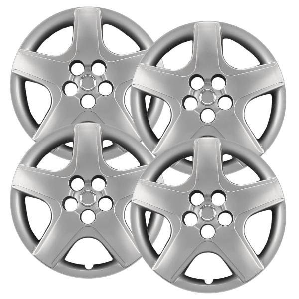 商品名: Hubcaps.com ? プレミアム品質 16インチ シルバー ハブキャップ/ホイールカバー 2003-2008トヨタマトリックスに対応 高耐久構造 (4個セット) Hubcaps.com - Premium Quality 1...