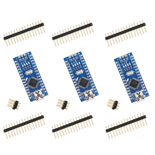 商品名: ELEGOO ナノボード CH340/ATmega+328P USBケーブルなし Arduino Nano V3.0対応 (Nano x 3 ケーブルなし) ELEGOO Nano Board CH 340/ATmega+328P...