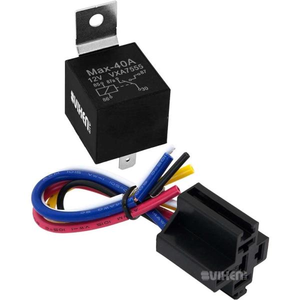 商品名:  Vixen Air 5-PIN Relay 40A/12V with Pre-Wired Plug/Socket for Horns/Compressors/Alarms/Fog Light VXA7549ブランド: Vixen...