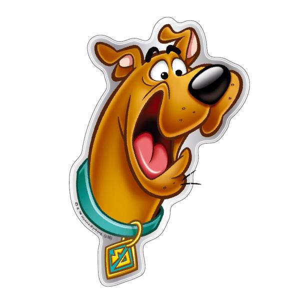 商品名: ファンエンブレム 怖いスクービーカーデカール - 自動車ドーム型クラシックスクービー・ドゥーロゴ Fan Emblems Scared Scooby Car Decal - Automotive Domed Classic Sco...