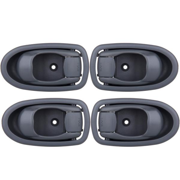 商品名: ECCPP ドアハンドル インテリア 内側 フロント リア 助手席 運転席側交換用 2001 2002 2003 2004 キア スペクトラ グレー (4個) ECCPP Door Handles Interior Inner I...