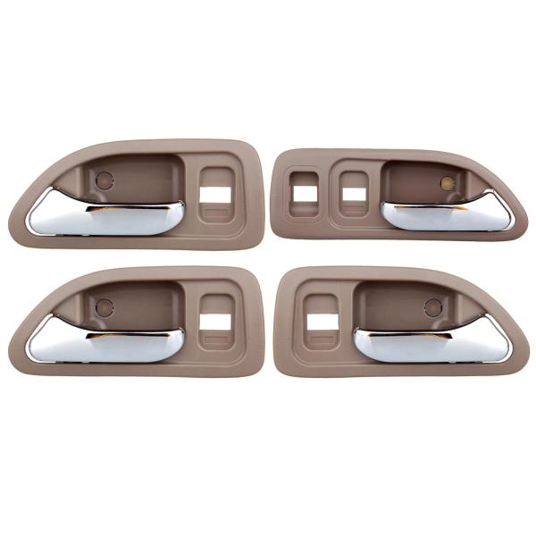 商品名: ECCPPドアハンドルインテリア内側インナーフロントリア助手席側助手席側1994 1995 1996 1997 1997ホンダアコードクロームベージュ（4pcs） ECCPP Door Handles Interior Insid...