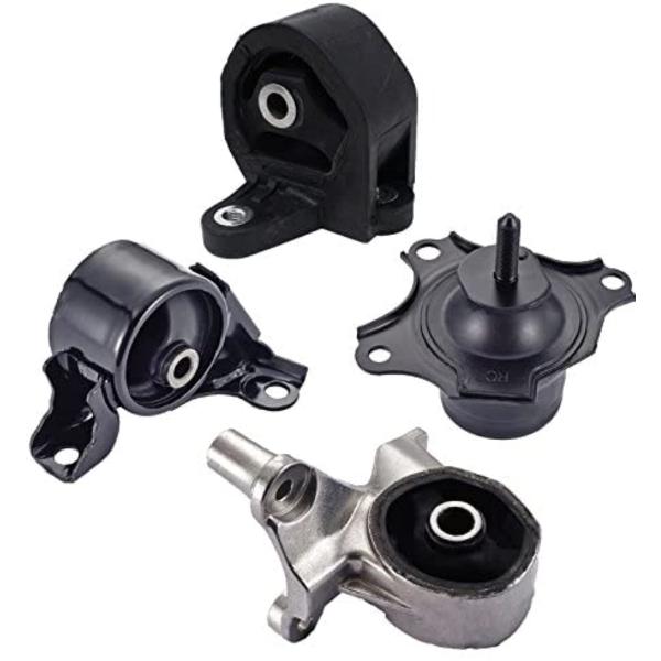 商品名: ENA フロント左リアエンジンモーターとトランスマウント4個セット ホンダ2001 2002 2003 2004 2005 シビック クーペ 2ドア 1.7L マニュアルトランスミッション付き A4511 A4539 A6588 ...