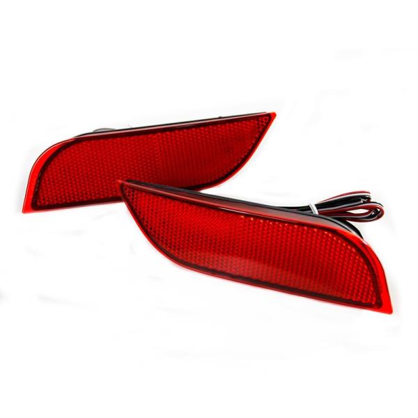 商品名:  Xotic Tech Red Lens 26-SMD LED Rear Bumper Reflector Tail/Brake Rear Fog Light Lamps Exact fit, Compatible With Su...