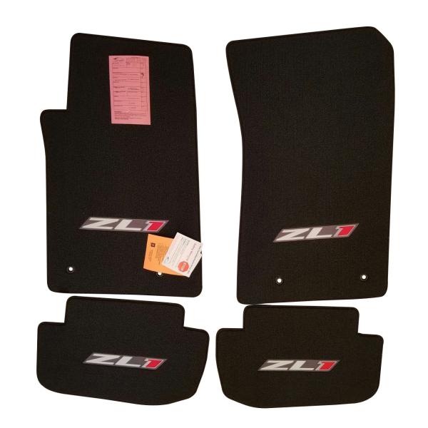商品名: Lloyd Mats ? Velourtexエボニー4pcフロアマットfor Camaro zl1 2012 ? 15 withシルバーandレッドzl1ロゴ Lloyd Mats 〓 - Velourtex Ebony 4PC ...