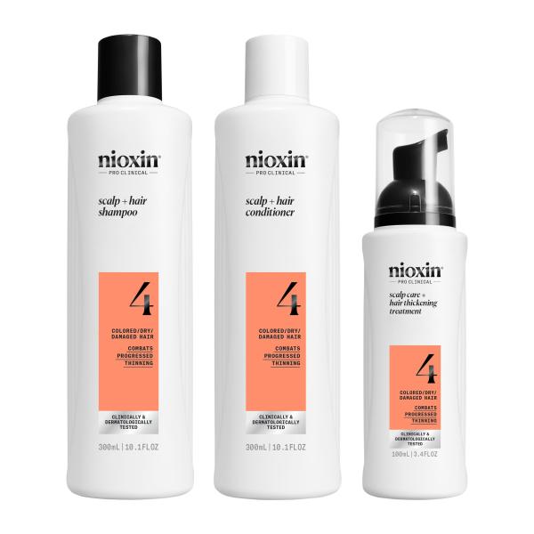 商品名: ナイオキシン 3D Care System Kit 4 - For Colored Hair, Progressed Thinning, Balanced Moisture 3pcs並行輸入品 Nioxin Scalp + Hai...