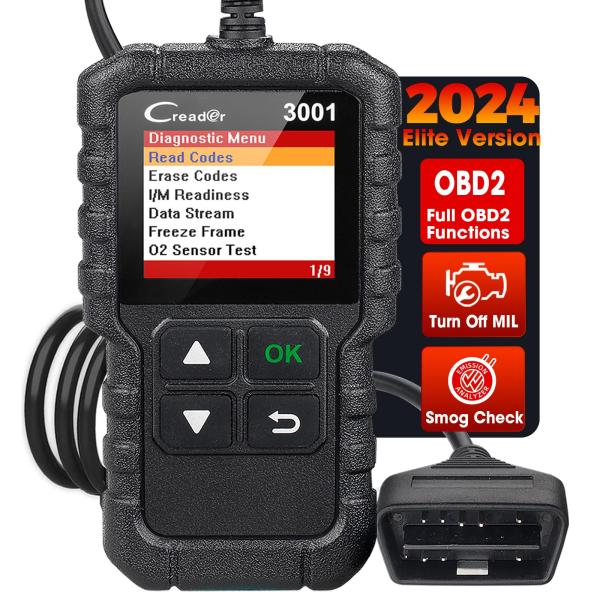 商品名: LAUNCH CR3001 OBD2スキャナー 日本語 obd2診断機 コードの読み取りと消去 自動車故障診断機 bmw 診断機 ベンツ トヨタ 日産など多車種に対応 車 診断 自動車診断ツール エミッションモニターのステータスの...