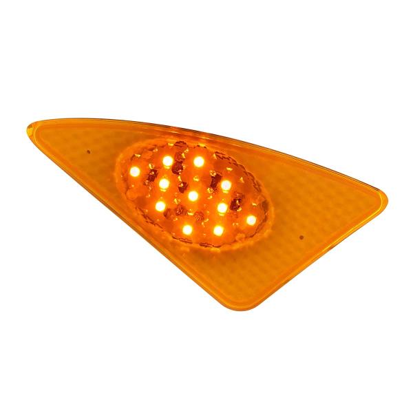 商品名: 2008+ Kenworth T660 11 アンバー LED フェンダー シグナルライト - 助手席 United Pacific 2008+ Kenworth T660 11 Amber Led Fender Signal L...