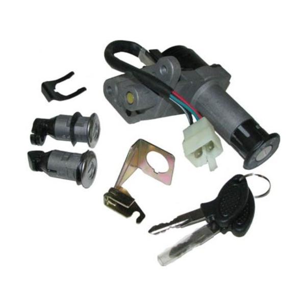 商品名: Aquiver Auto Parts イグニッションキースイッチ アセンブリセット JONWAY 150QT-12 150CC スクーターモペット用 Aquiver Auto Parts New Ignition Key Swit...