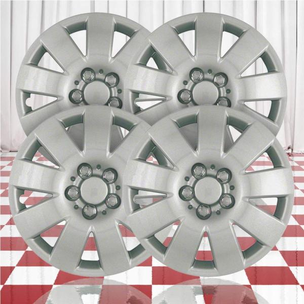商品名:  Brighter Design Set of 4 15" Push-on Silver Hubcaps for Toyota Corolla 2003-2004ブランド: Brighter Design商品番号: 色: Silv...