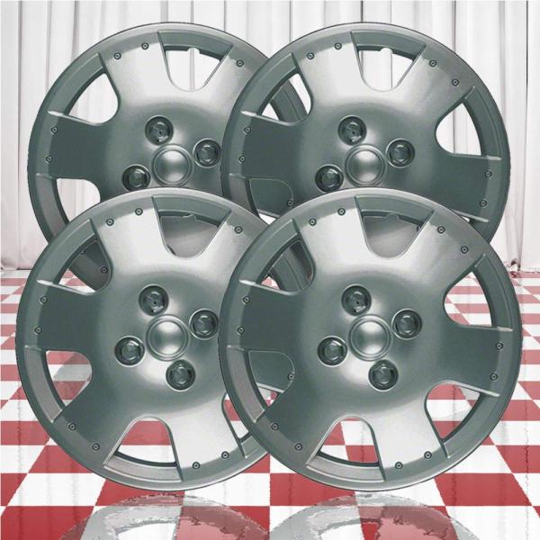 商品名:  Brighter Design Set of 4 14" Push-on Silver Hubcaps for Toyota Echo 2000-2005ブランド: Brighter Design商品番号: 色: Silver素...