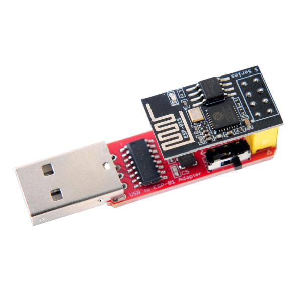 商品名: ESP-01S USB to ESP8266 ESP-01S Wireless Wifi Adapter Module Wi-Fi CH340G 4.5-5.5V, 115200 Baud Rate Stemedu USB to ...
