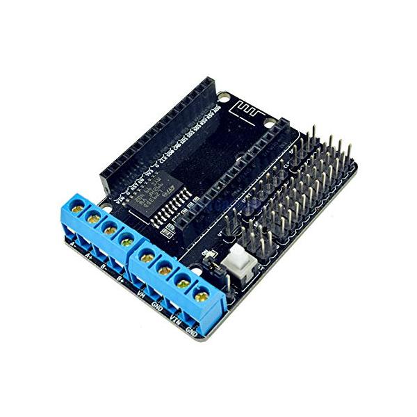 商品名:  2Pcs ESP8266 L293D NodeMCU Motor Shield Board 2-Channel High Power H-Bridge l293d ESP-12E Drive Module for Arduino...