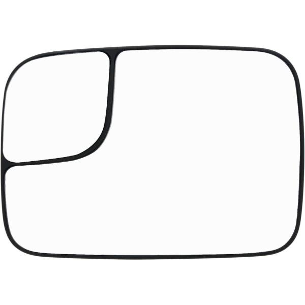 商品名:  K Source Fits 02-05 Ram Pickup Left Heated 2 Piece Flip Up Tow Mirror Glass w/Holderブランド: K Source高さ: 5.08cm横幅: 25...