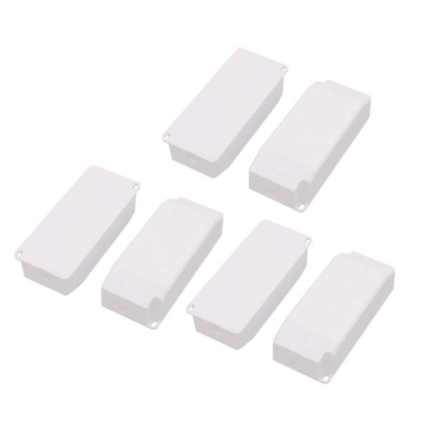 商品名: Aexit 6個95mmx40mmx25mm LEDドライバー用プラスチックエンクロージャジャンクションボックスシェル(6pcs shell de bo?te de jonction bo?tier en plastique 95...