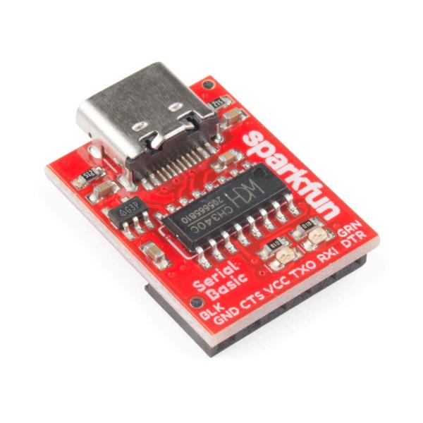 商品名: SparkFun シリアルベーシックブレイクアウト - CH340CとUSB-C開発ツールは、DIY電子機器プロジェクトのスペースとお金を節約します。 SparkFun Serial Basic Breakout - CH340C...