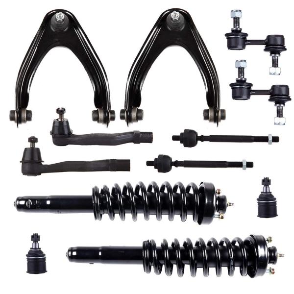 商品名:  OCPTY Control Arm and Ball Joint Assembly, Front Strut Spring Assembly, Stabilizer Bar Link Kit, Ball Joint, Tie R...