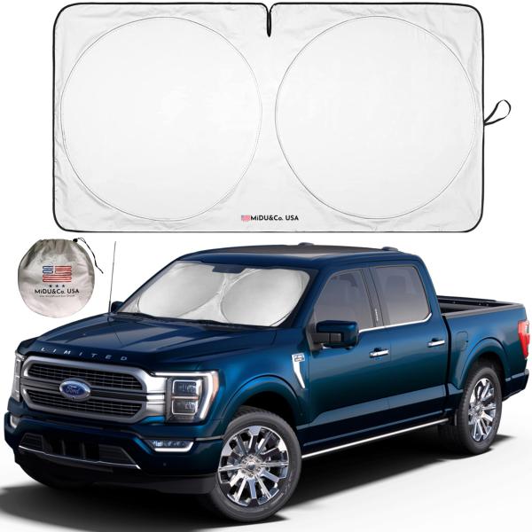 商品名: Windshield Sunshade for Full Size Cars, SUVs and Trucks - True 210T Ultra Reflective Fabric for Maximum UV and Sun ...