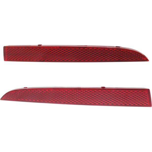 商品名:  CarLights360: For Chevy Traverse Rear Reflector 2013 14 15 16 2017 Pair Driver and Passenger Side LED CAPA Certifi...