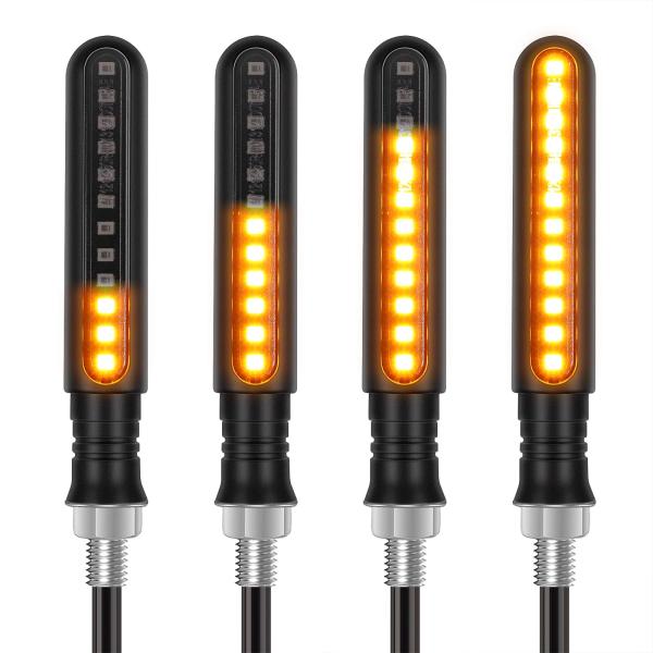 商品名:  Kinstecks 4PCS Motorcycle Indicators Flowing Turn Signal Lights Motorbike Turning Indicators 12V for Motorcycle Mo...