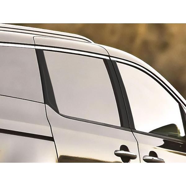 商品名:  Rvinyl Pillar Post Pre Cut Window Trim Kits in Matte Black Compatible with Kia Sedona 2006-2013 - Adhesive Backsブラ...