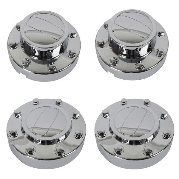 商品名: KARPAL 2フロントと2リアクロームホイールセンターハブキャップ DRW 2011-2018 Ram 3500対応 KARPAL Front and Rear Wheel Center Hubcap Compatible wi...