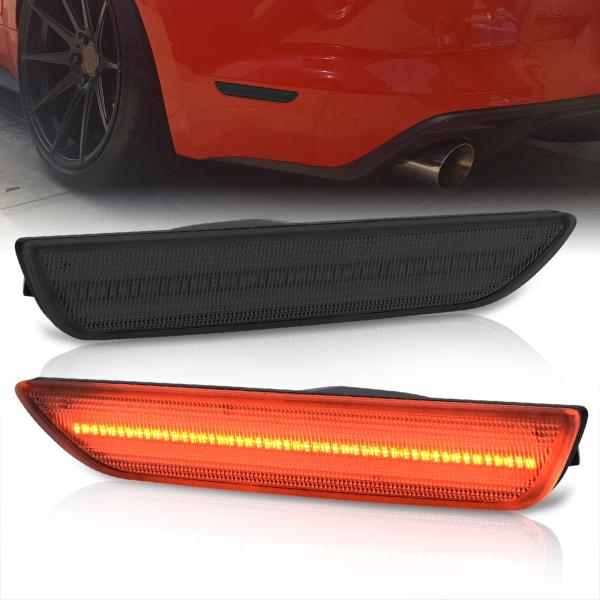 商品名:  AJP Distributors Rear Red LED Lower Bumper Parking Side Marker Lights Lamps Reflector Assembly Pair Compatible/Rep...