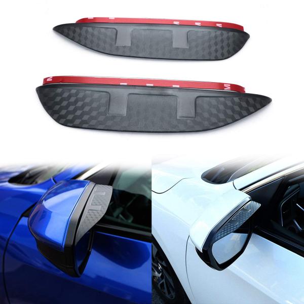 商品名: Xotic Tech カーインテリア エクステリア デコレーション カバートリム ホンダ シビック 2016-2018用 Rear View Mirror Sun Visor Guard #TA01HDC Xotic Tech 2...