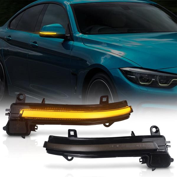 商品名:  Gempro LED Side Mirror Marker Lights Sequential Amber Mirror Turn Signal Lamp for BMW 1 2 3 4 Series F20 F21 F22 F...