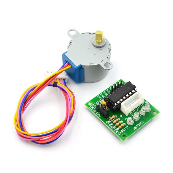 商品名: 5V 4相ステッパーステップモーター + ドライバーボード ULN2003 ドライブテストモジュール機械ボード付き arduino Raspberry Piキット用 5V 4-Phase Stepper Step Motor + ...
