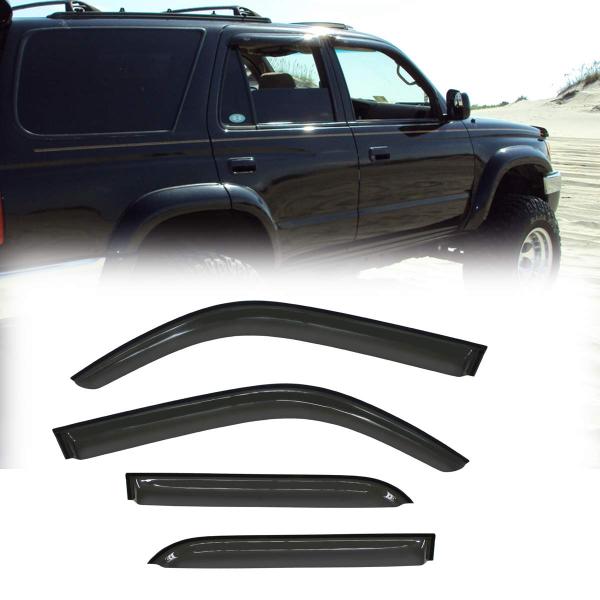 商品名: Laprive Auto 4Runner サンレインガード ベントシェード ウィンドウバイザー 1996-2002年式 トヨタ 4ランナー Laprive Auto 4pcs for 1996-2002 4Runner Sun R...