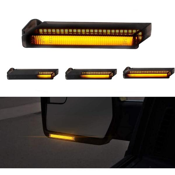 商品名:  Gempro 2Pcs Sequential Amber LED Side Mirror Turn Signal Light Lamp Assembly For Ford F150 Raptor Expedition, Linc...