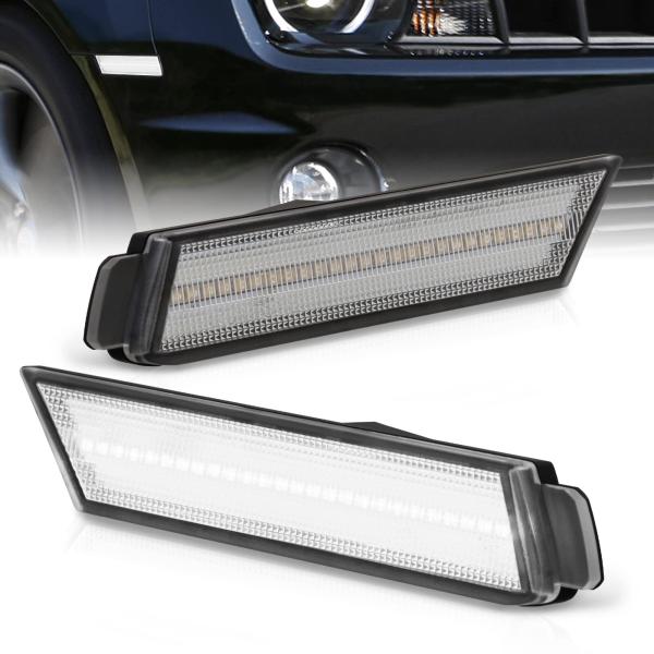 商品名:  AJP Distributors LED Side Markers Lights Driving Parking Signal Lamps Reflectors Assembly Pair Driver &amp; Passen...