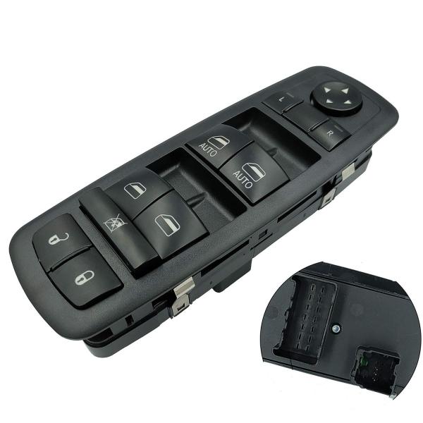 商品名: 運転席側マスターパワーウィンドウスイッチ 04602535AI 04602535AH 2010〜2011年クライスラータウン＆カントリーダッジグランドキャラバン用 (ダブルオート) Driver Side Master Power...