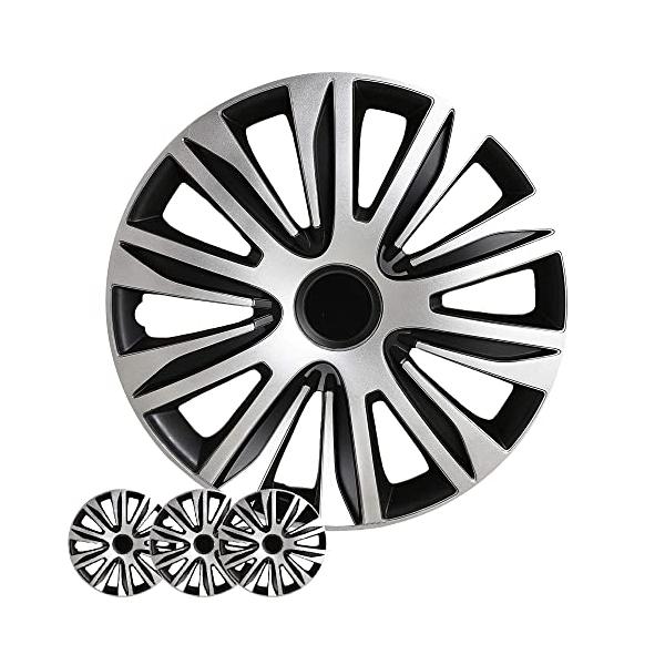 商品名:  Shirry Group Hubcaps 4-Pack Kit, 16 inch Hub Caps Set of 4 Wheel Covers with Universal Snap-On Retention Rings, 2-...