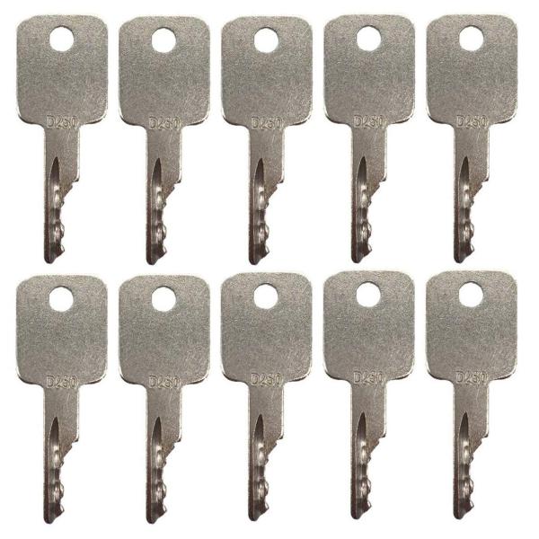 商品名:  10 Pack Ignition Keys for Bobcat, Terex, Broce, Ditch Witch, Genie, Grove, Ingersoll-Rand, JLG, Pollock, Tenant, T...
