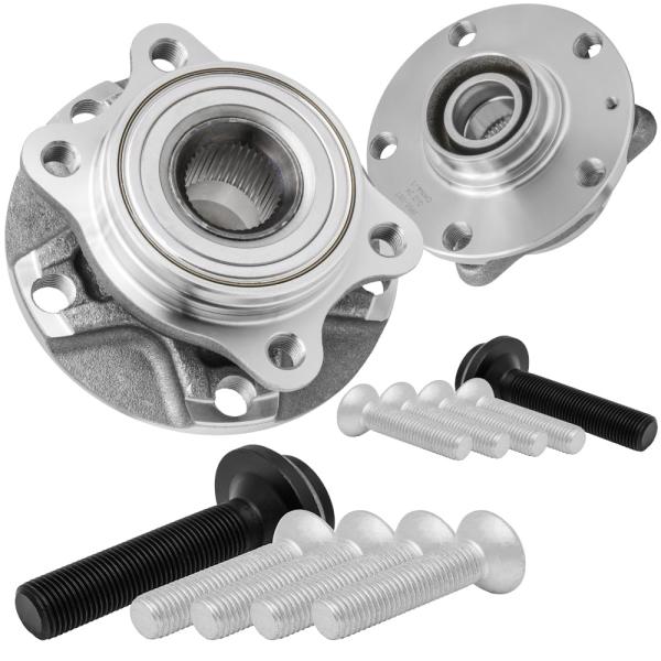 商品名: [2パック] 950-007 - フロントホイールハブベアリングアセンブリ [アウディ] 2002-08 A4 Quattro、2002-08 A4、2002-04 A6 Quattro、2007-08 RS4、2004-08 S...