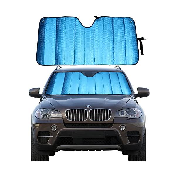 商品名: MCBUTY Windshield Sun Shade for Car Blue Thicken 5-Layer UV Reflector Auto Front Window Sunshade Visor Shield Cover...
