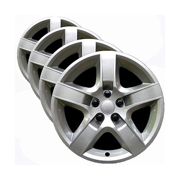 商品名: プレミアムレプリカハブキャップセット | シボレーマリブ 2008-2012に適合 | 交換用17インチホイールカバー (4パック) Premium Replica Hubcap Set, Replacement for Chev...