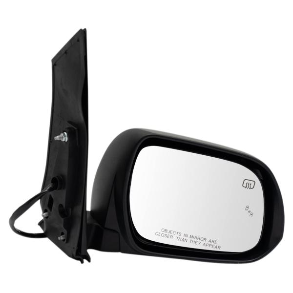 商品名: TRQ ミラーパワーヒートブラック 死角 助手席側RH トヨタ シエナ用 TRQ Mirror Power Heated Black Blind Spot Passenger Side RH for Toyota Siennaブラ...